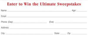Sweepstakes Entry Forms Help