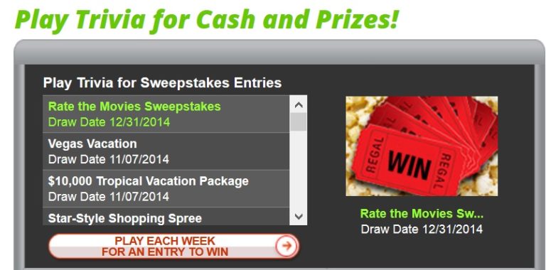 RewardTV Sweepstakes