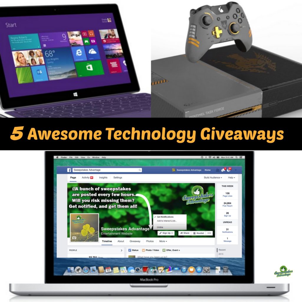 4 Awesome Technology Giveaways