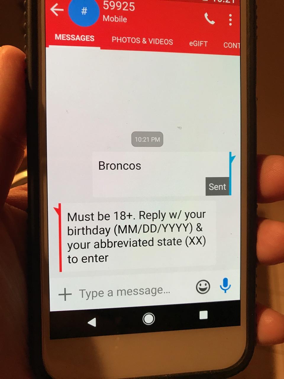 Text Entry Sweepstakes are the Buzz